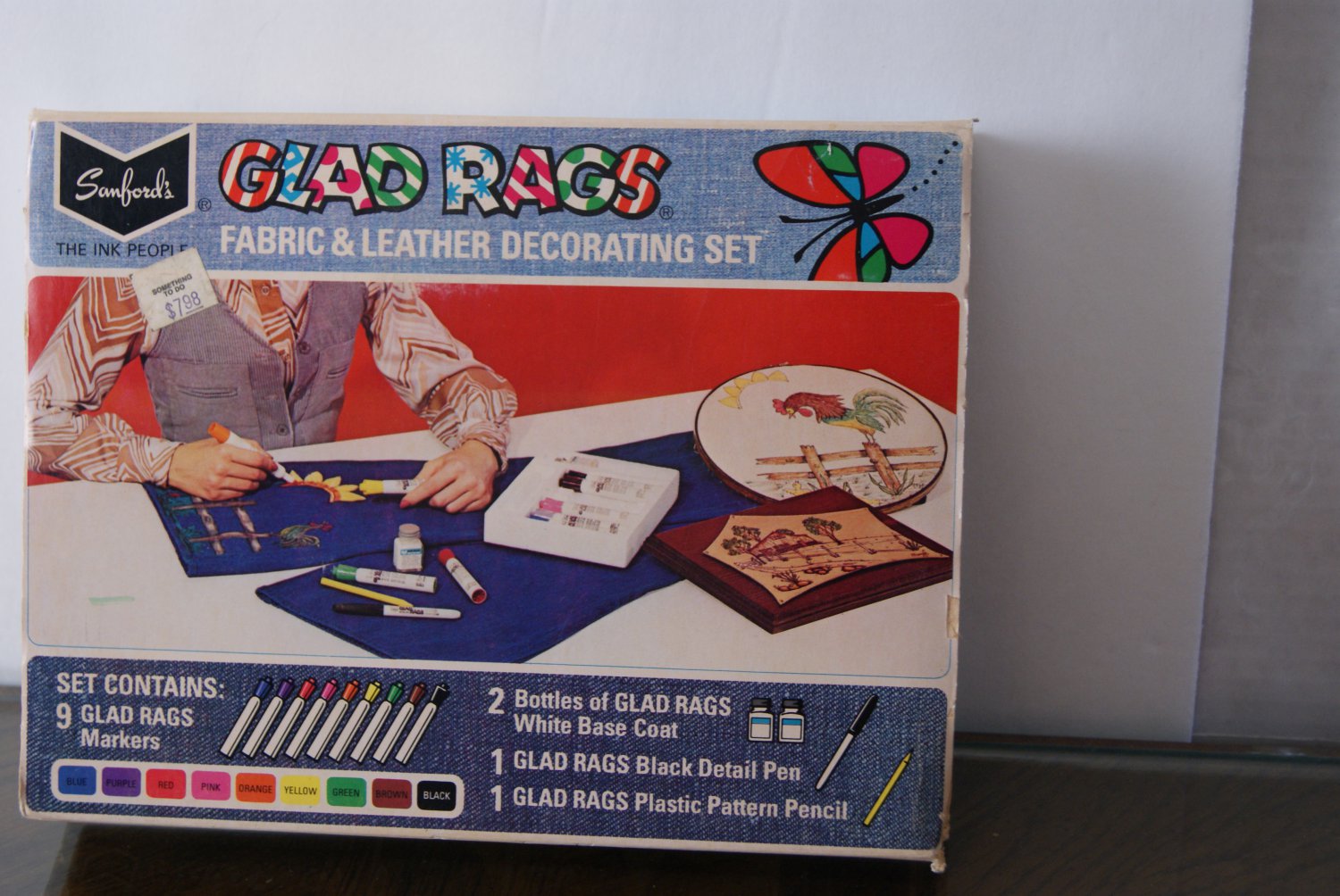 Glad Rags / fabric & leather decorating set