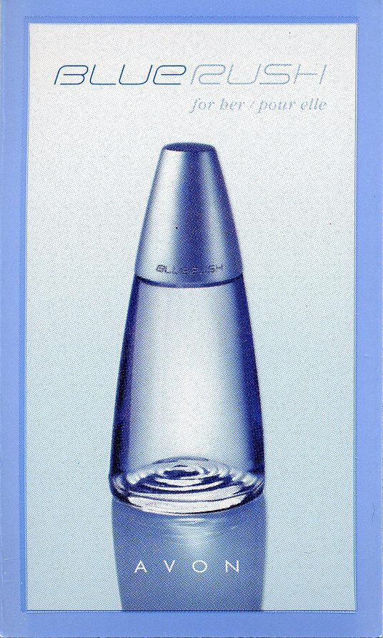 Avon Fragrance Sample- Blue Rush For Her!