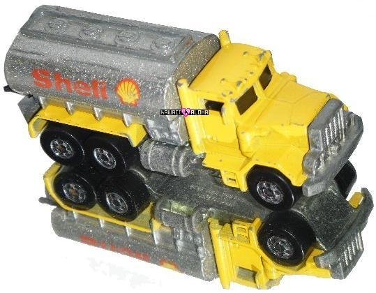 Hot Wheels Diecast Peterbilt Shell Gas Yellow Truck Rig 1979