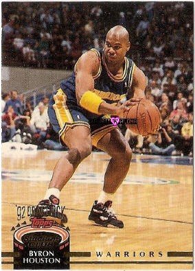 Topps Stadium Club Byron Houston Basketball Rookie Card 1993