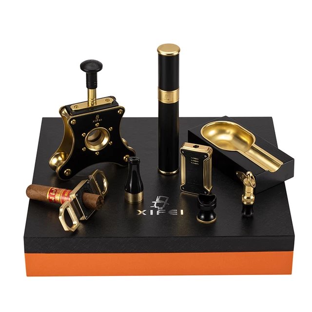 Luxury Presidential Cigar Accessories Gift Set