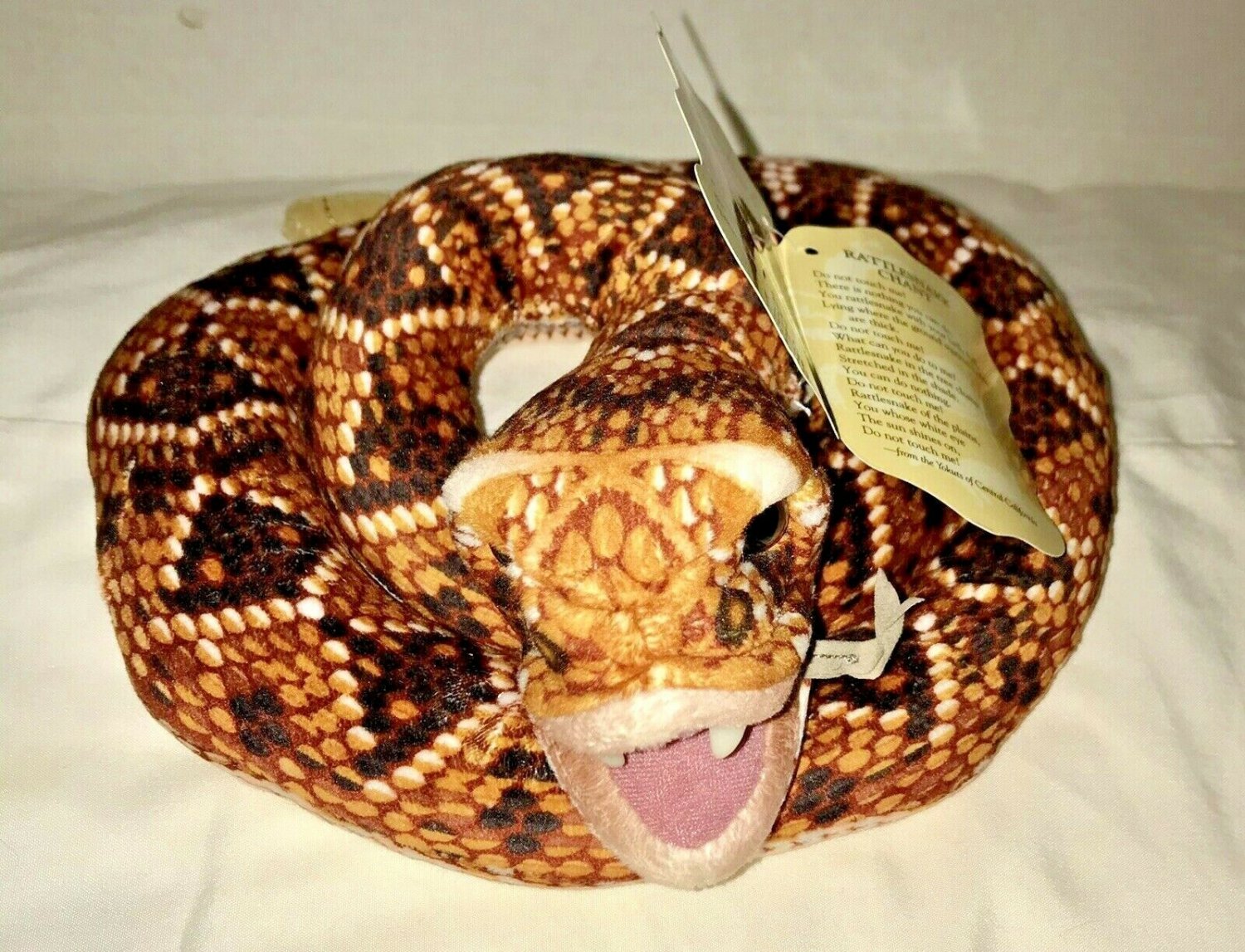 Folkmanis Rattlesnake Puppet Award Winning Toy Snake