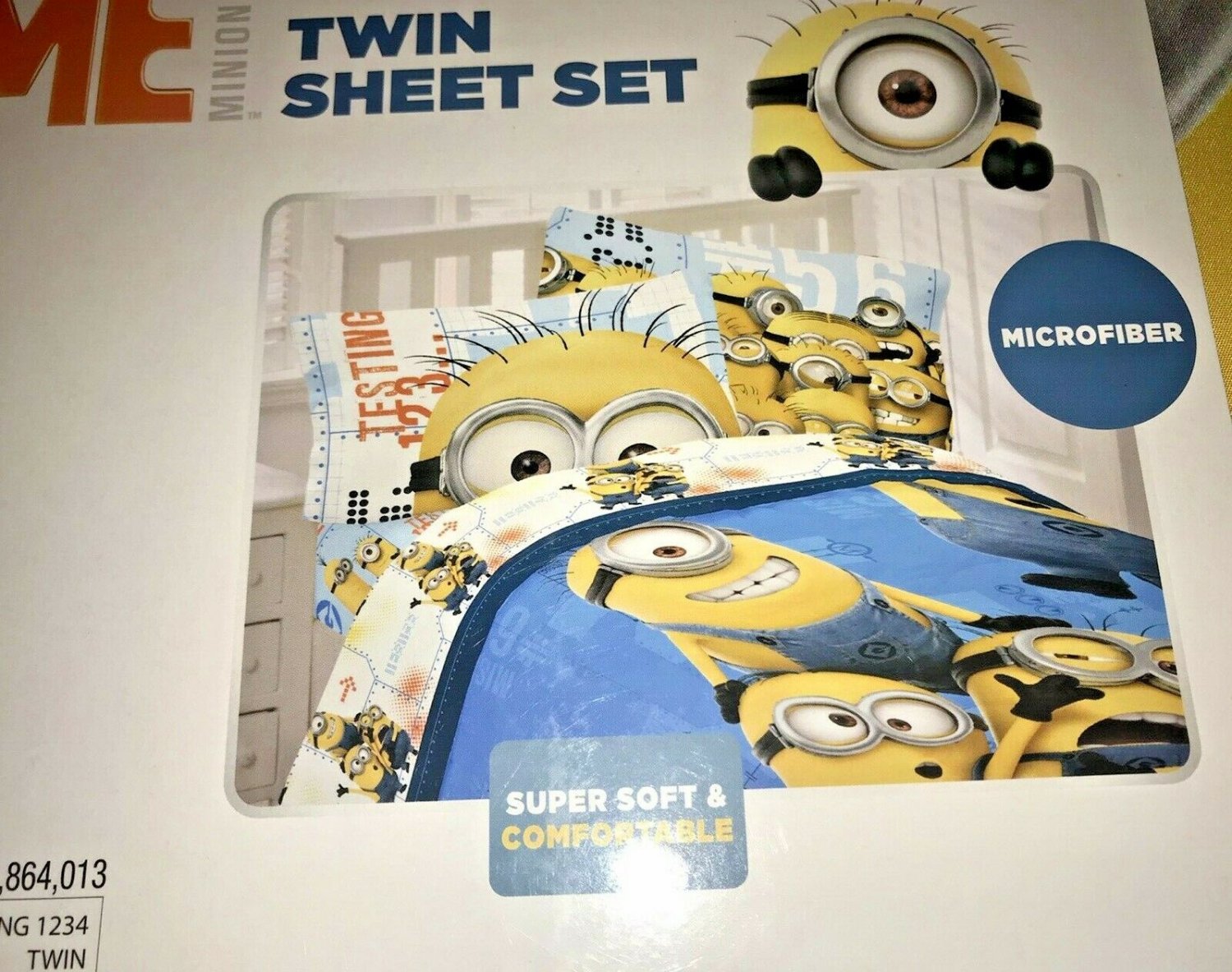 Despicable Me Minions Twin Sheet Set Minion Testing