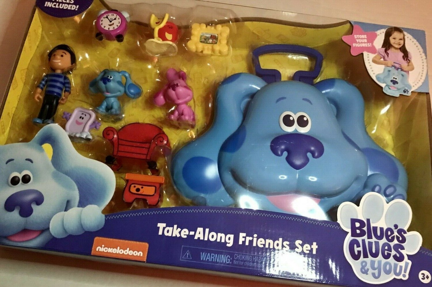 Blues Clues Take Along Friends Set 10 Pieces