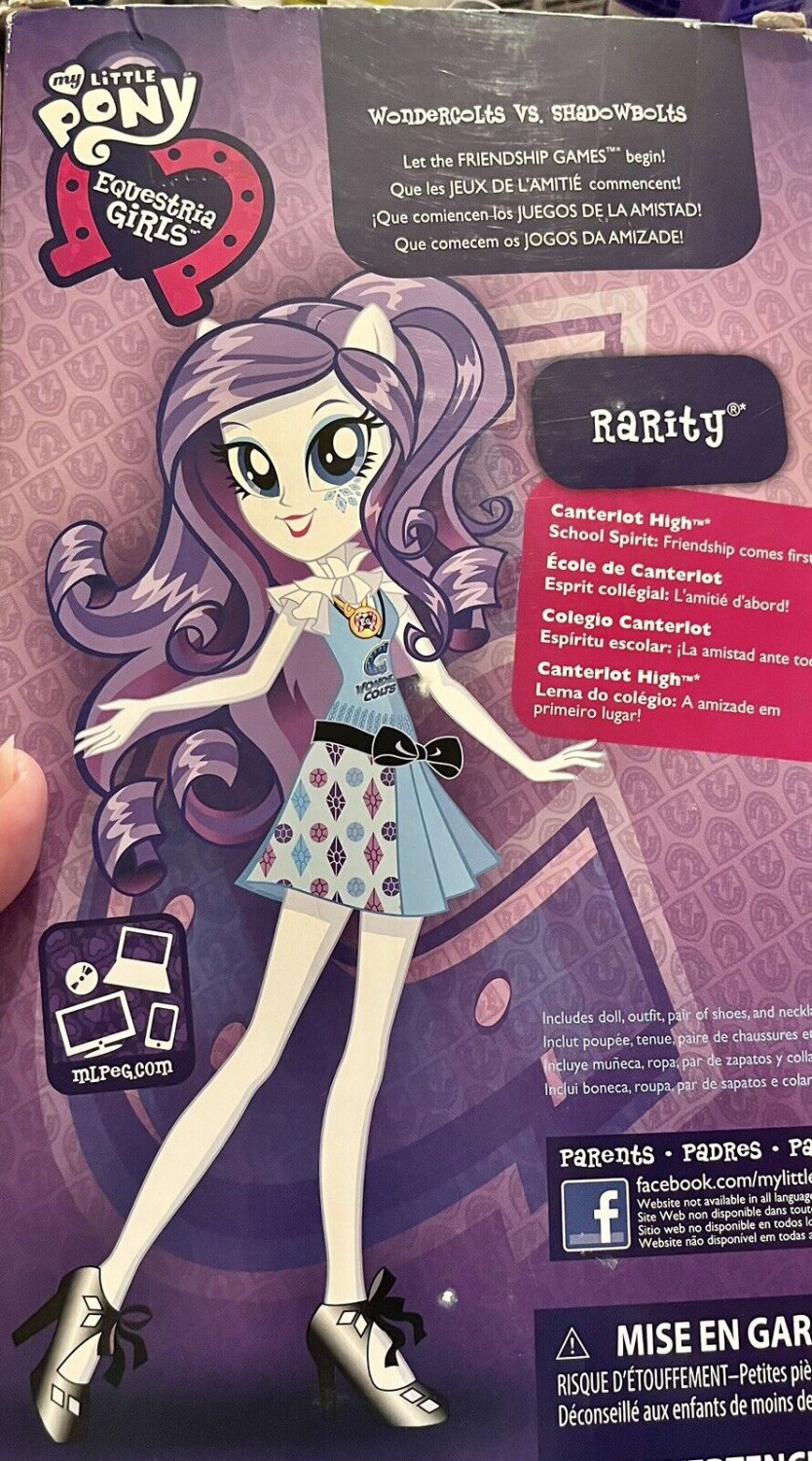 My Little Pony Equestria Girls Rarity Doll School Spirit