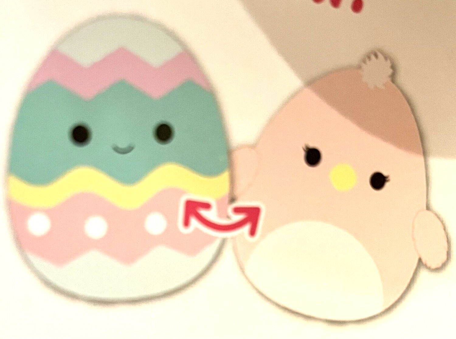 Squishmallow Flip a Mallows Waylon and Trina Easter Egg and Chick