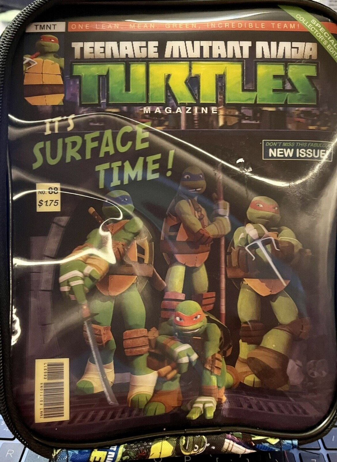 Nickelodeon Teenage Mutant Ninja Turtles Magazine Lunch Bag