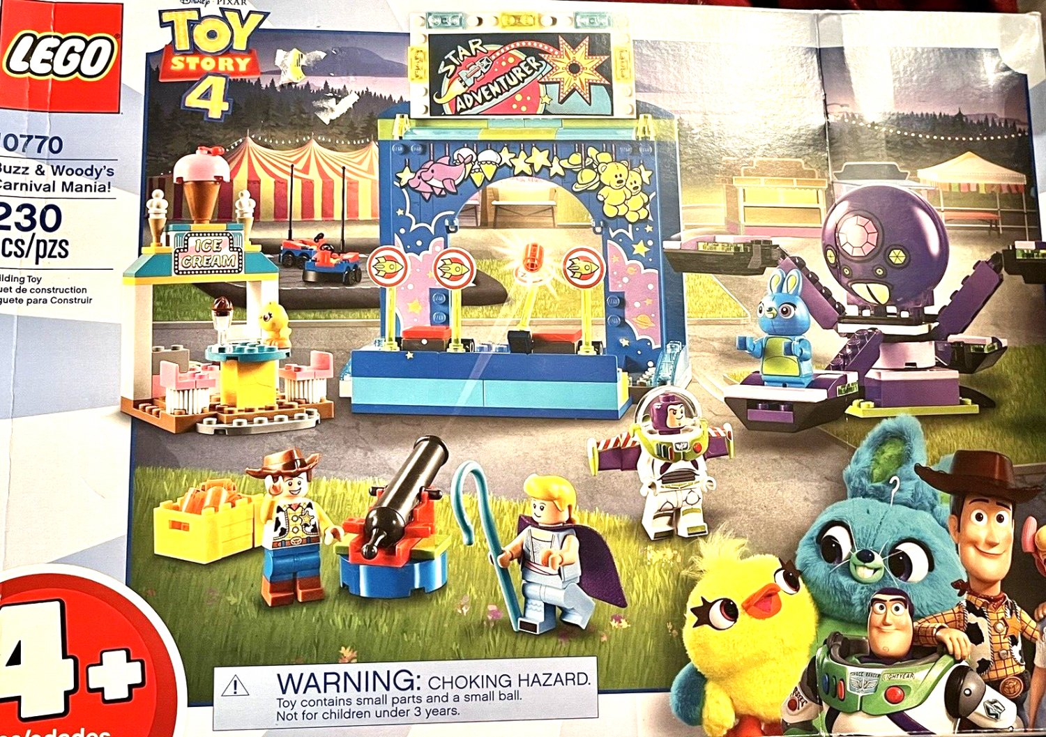 LEGO Toy Story 4 Buzz and Woody's Carnival Mania 230 Pieces