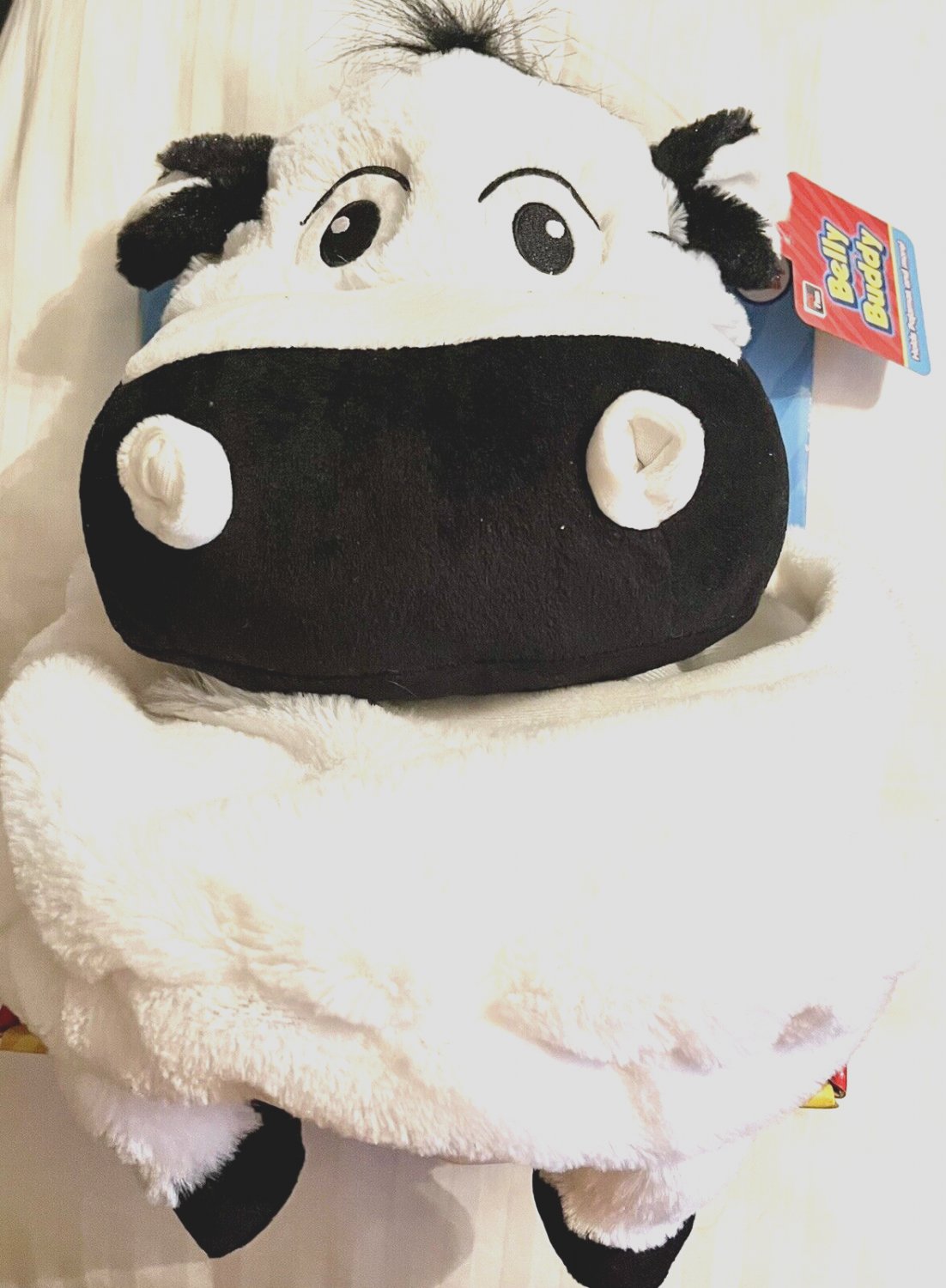 Belly Buddy Zebra Holds Pajamas and More