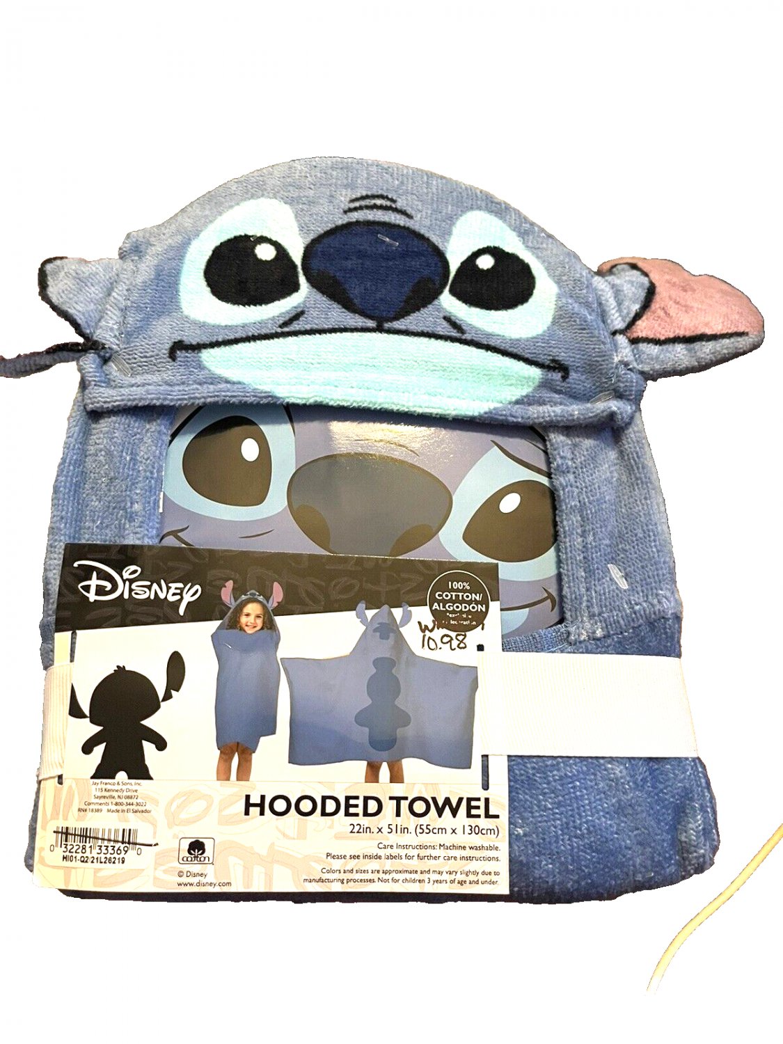 Disney Stitch Hooded Towel Lilo And Stitch