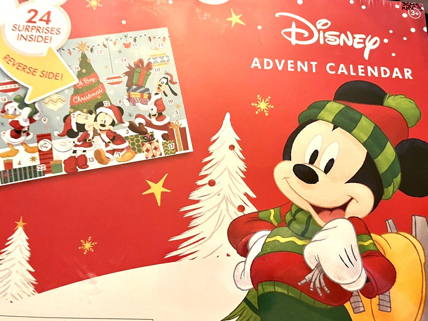 Disney Advent Calendar 24 Surprises Inside Mickey and Minnie Goofy