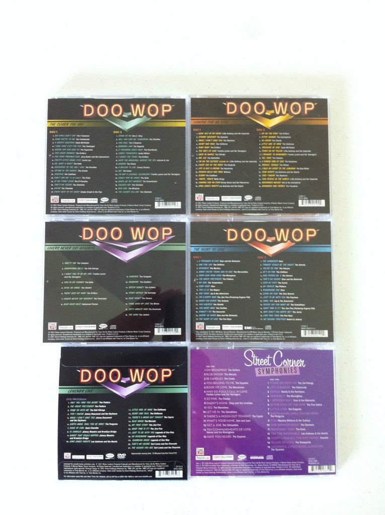 It All Started With Doo Wop 9 CD + 1 DVD BOX SET 167 PERFORMACES - NEW ...