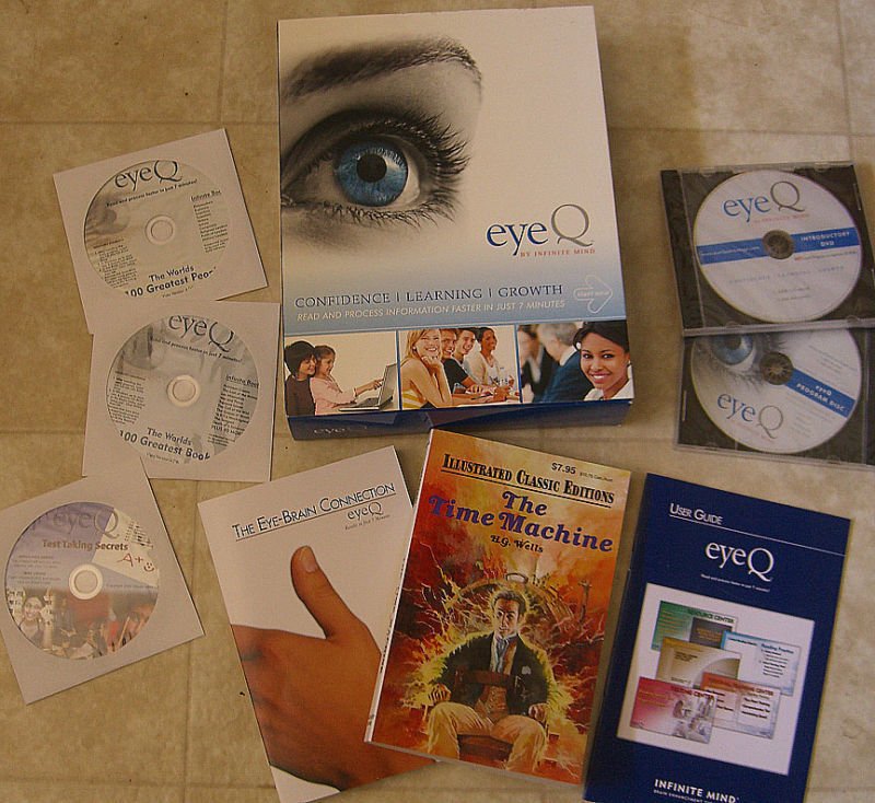 EYEQ Infinite Mind SPEED READING BRAIN ENHANCEMENT EYE Q Windows7 ...