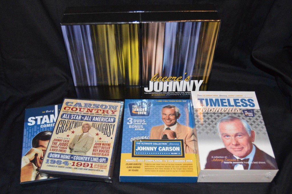 Here's Johnny Carson The Definitive Collection Tonight Show - 12 DVDS ...