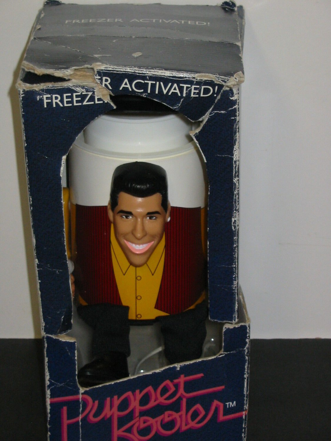 Danny Wood New Kids on the Block Puppet Kooler Cooler Can Doll Cup >AS-IS