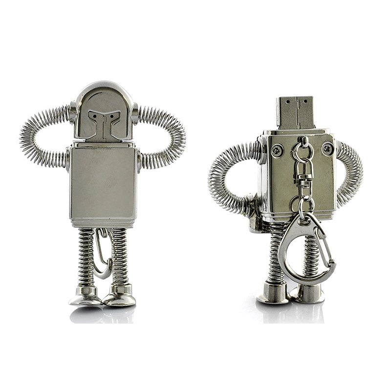 8GB Metal Knight Springs Shaped Flash Pen Drive - Metal USB Memory Stick