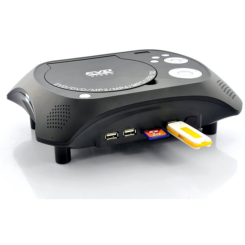 20 Lumens 100:1 LED Multimedia Projector - Built-in DVD Player Home Theater