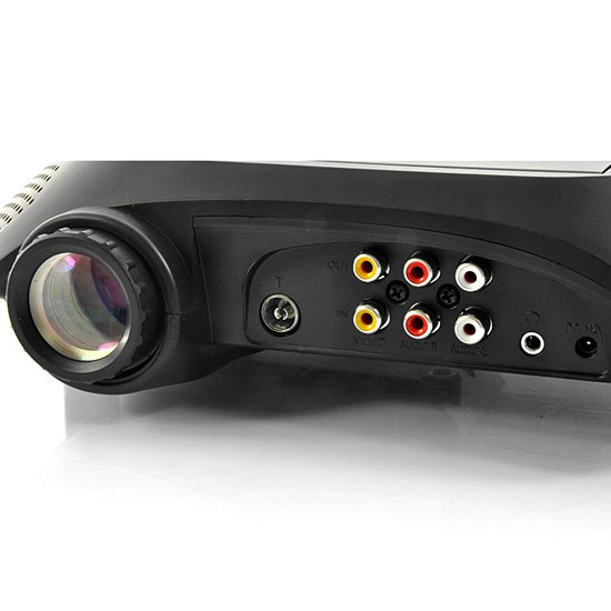 20 Lumens 100:1 LED Multimedia Projector - Built-in DVD Player Home Theater