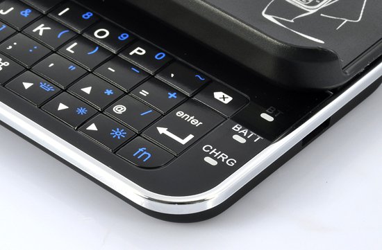 Wireless Bluetooth Keyboard Case For iPhone 5 - Qwerty Side Slider