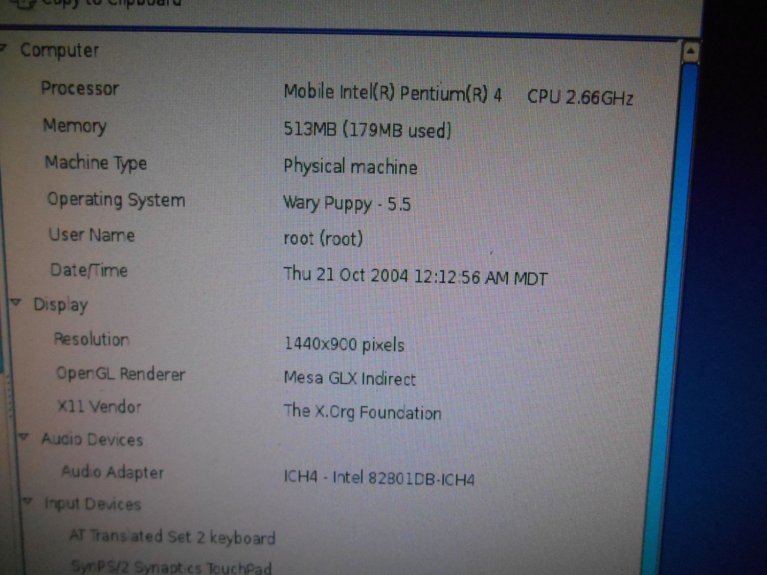 Dell Inspiron 1150 Laptop, 512RAM, NO HDD, Pentium 4 2.66GHz, NO OS, XP COA