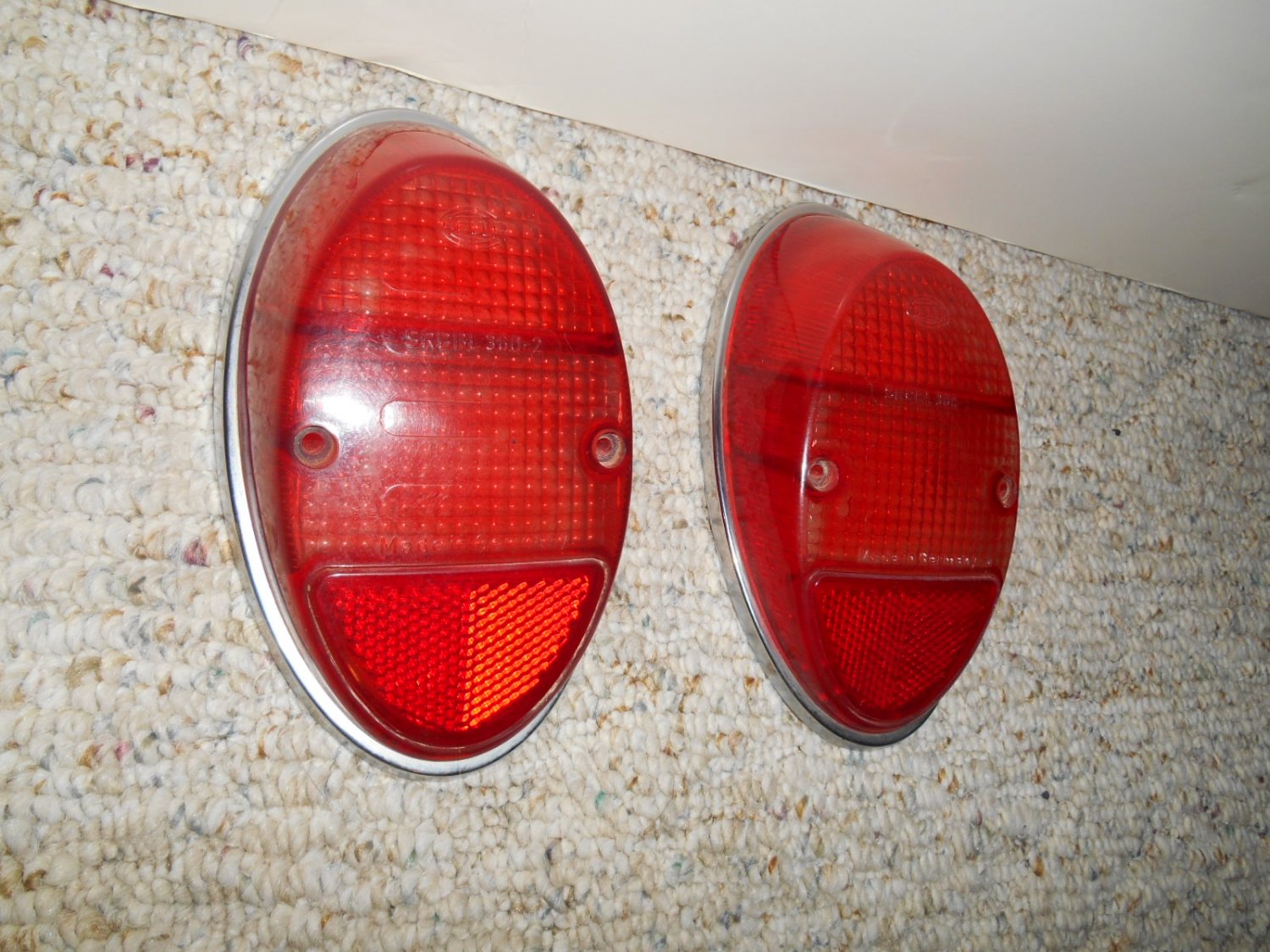 Vintage VW ORIGINAL TAIL-LIGHT PAIR NOS HELLA VW BEETLE 1962 1963 1964 ...
