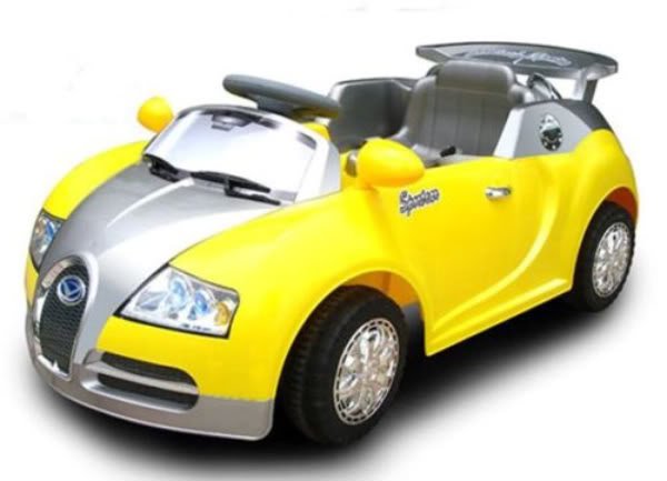 Bugatti Style, Kids Electric, Battery Operated Ride on Toys Car, Remote ...