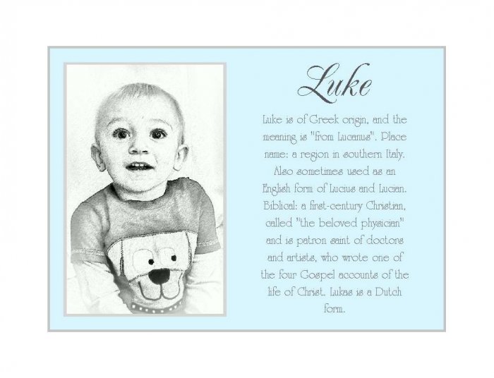 Baby Namesake Custom Sketch Print