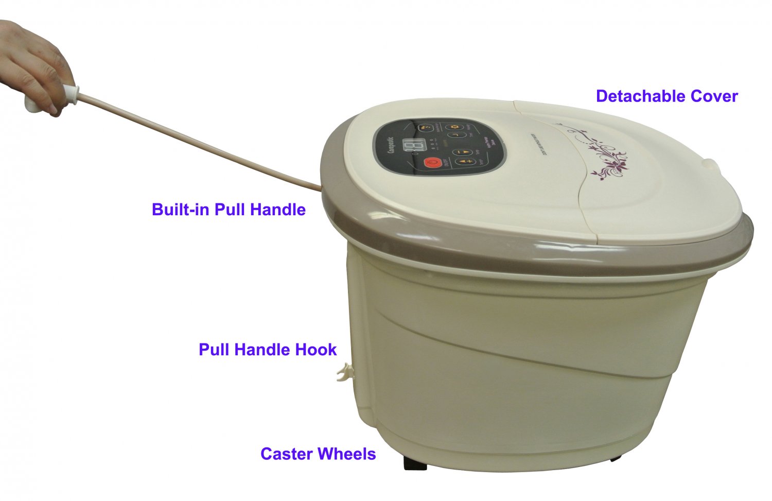 Carepeutic Deluxe Foot and Leg Spa Bath Massager