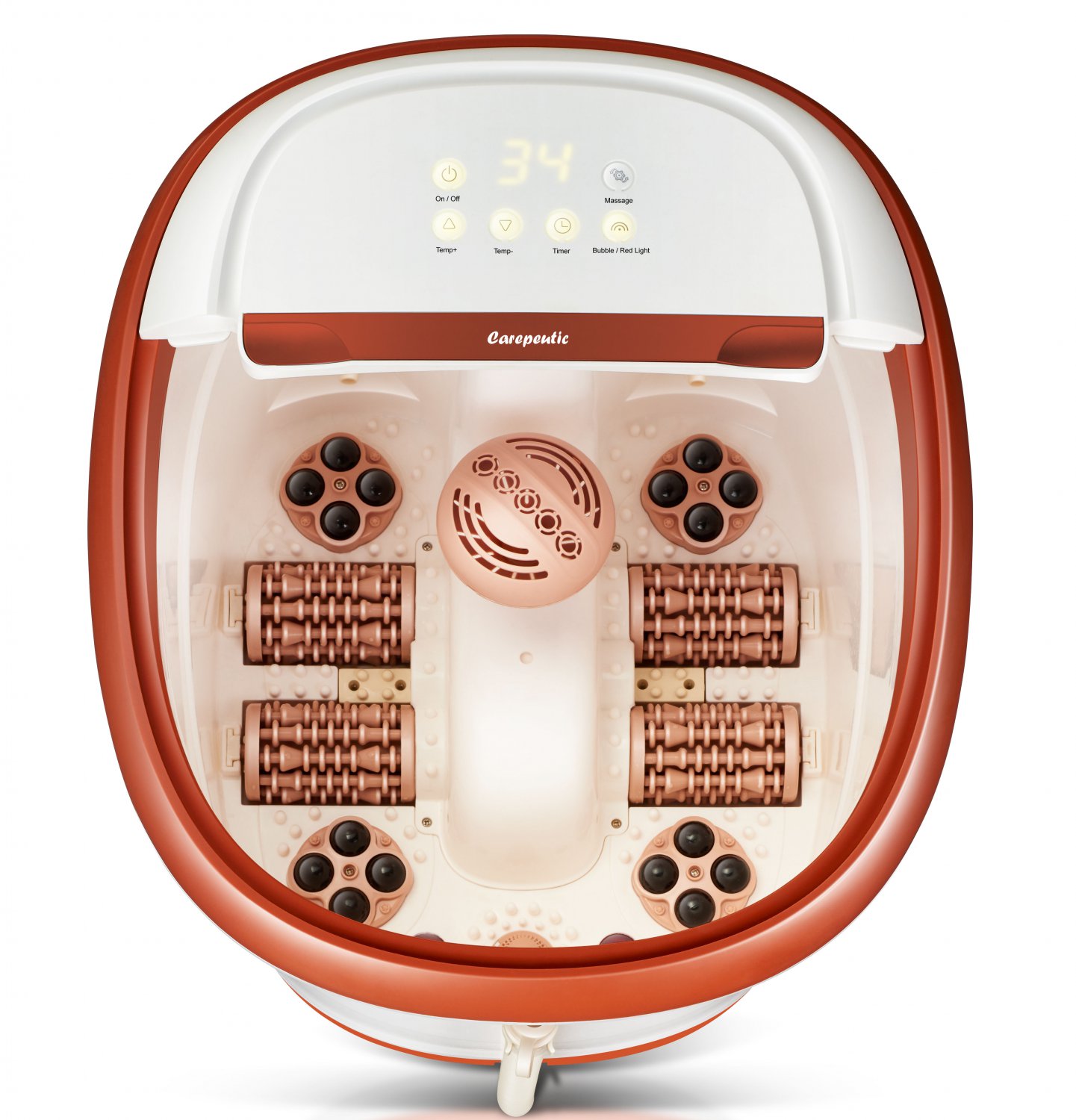 Carepeutic Touch Screen Water Jet Foot and Leg Spa Bath Massager KH305B ...