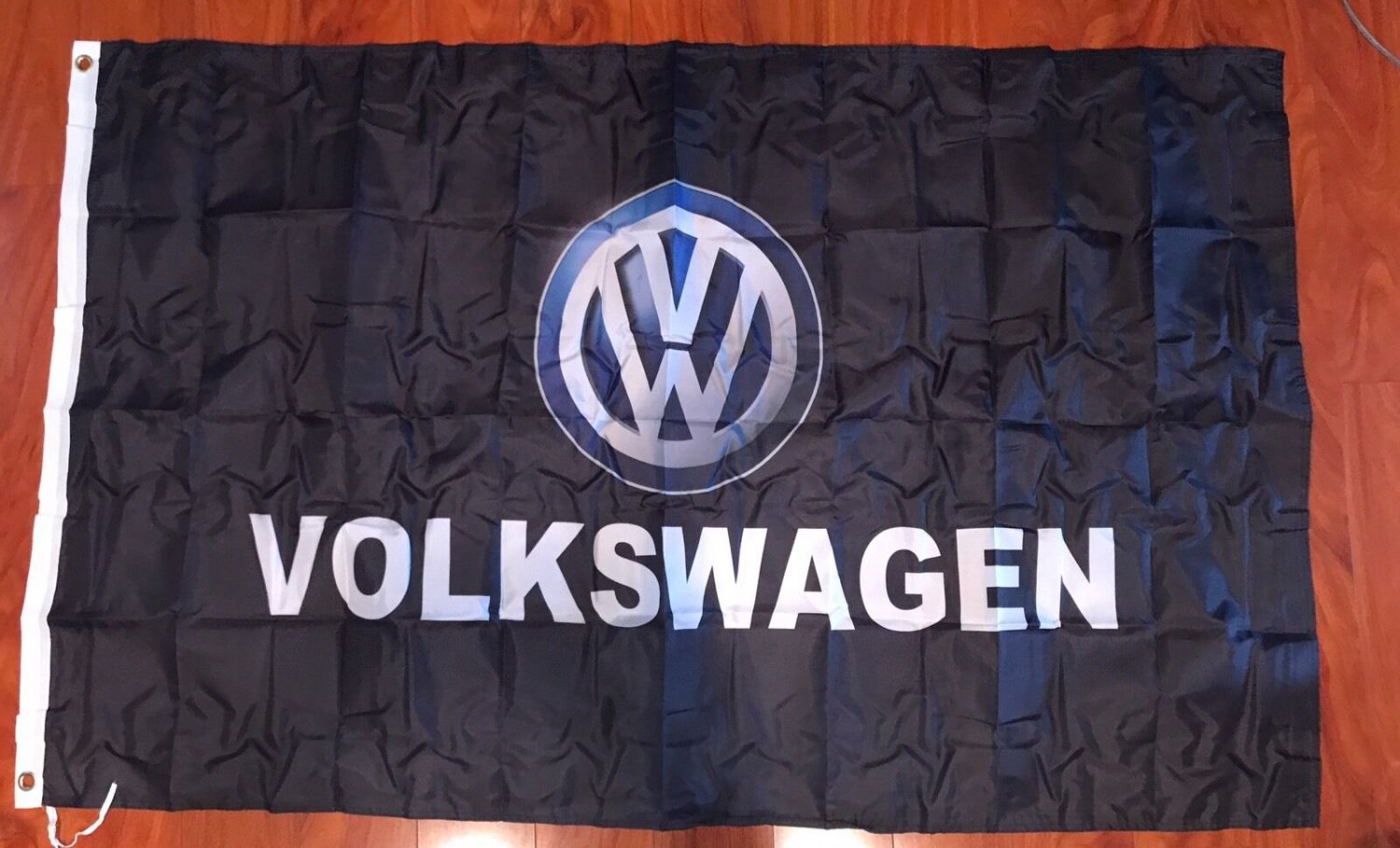 Volkswagen Logo 3x5 ft Flag Indoor Outdoor Car Garage Banner Man Cave Decor