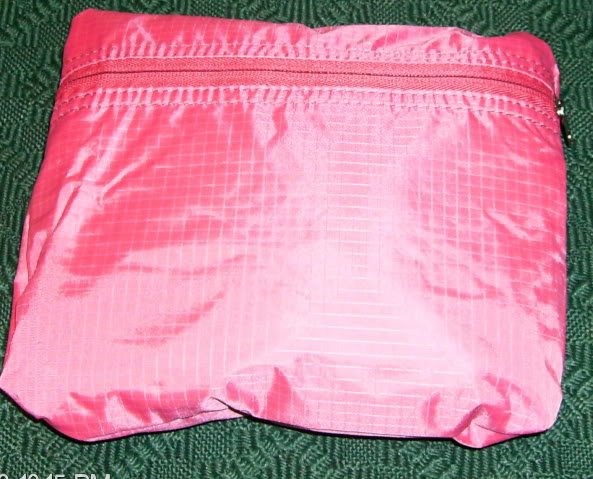 FOLDING DUFFLE BAG,PINK,GRT FOR CAR,SHOPPING,NEW
