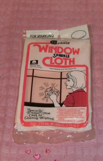 Cadie Window Washing Cloth, New,No Pkg,Sparkling Window