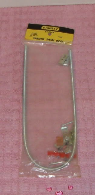 Spring Sash Rod,Includes Hardware, Easy Way To Hang Curtain,Stanley, NIP