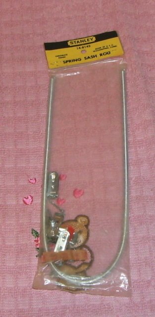Spring Sash Rod,Includes Hardware, Easy Way To Hang Curtain,Stanley, NIP