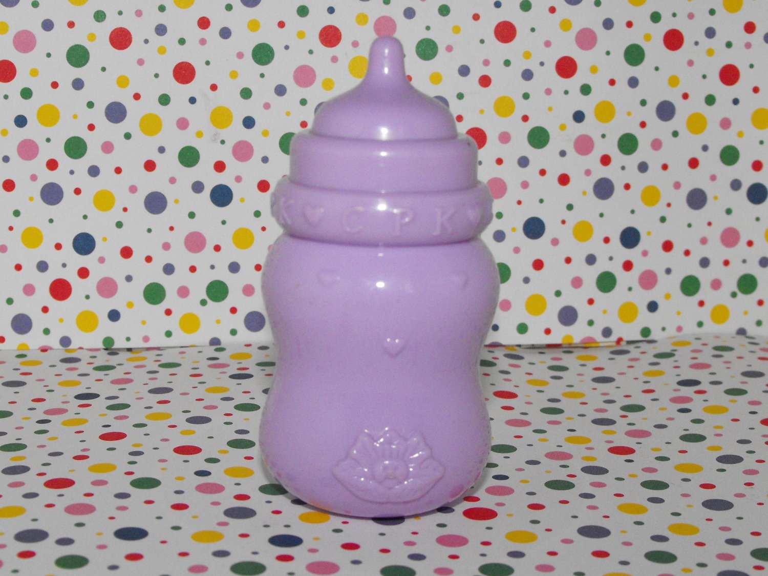 *12/13*SOLD~Cabbage Patch Kids CPK Play Along PA Purple Doll Baby Bottle