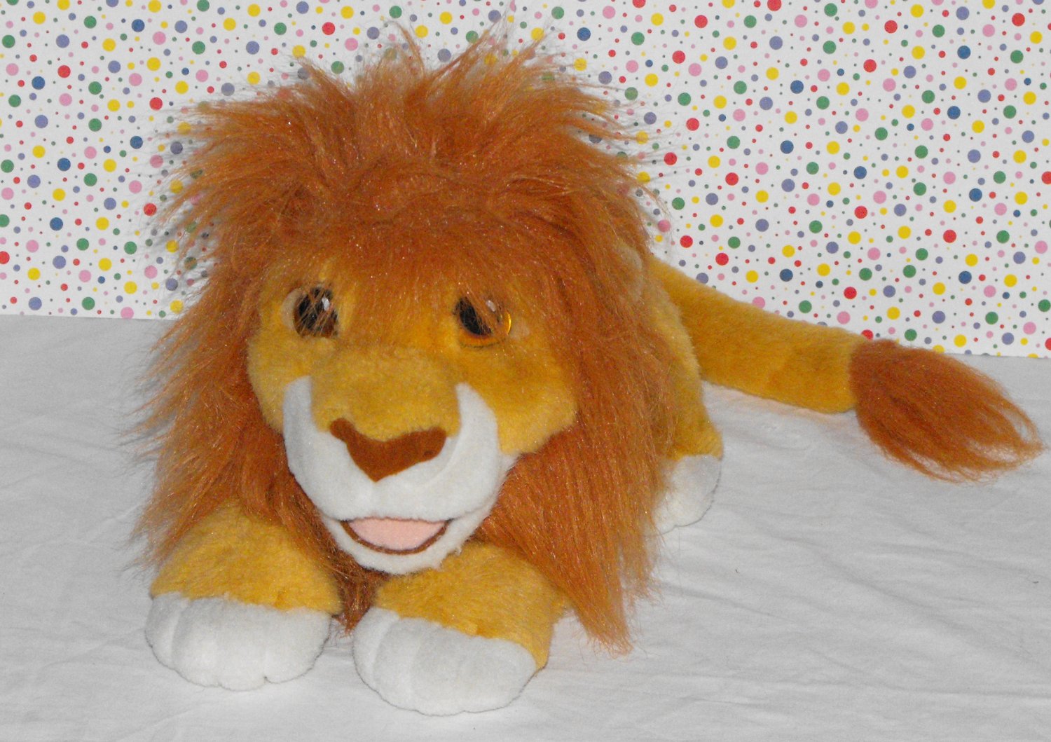 *SOLD*Disney's The Lion King 1993 Talking Roaring Stuffed Plush Simba