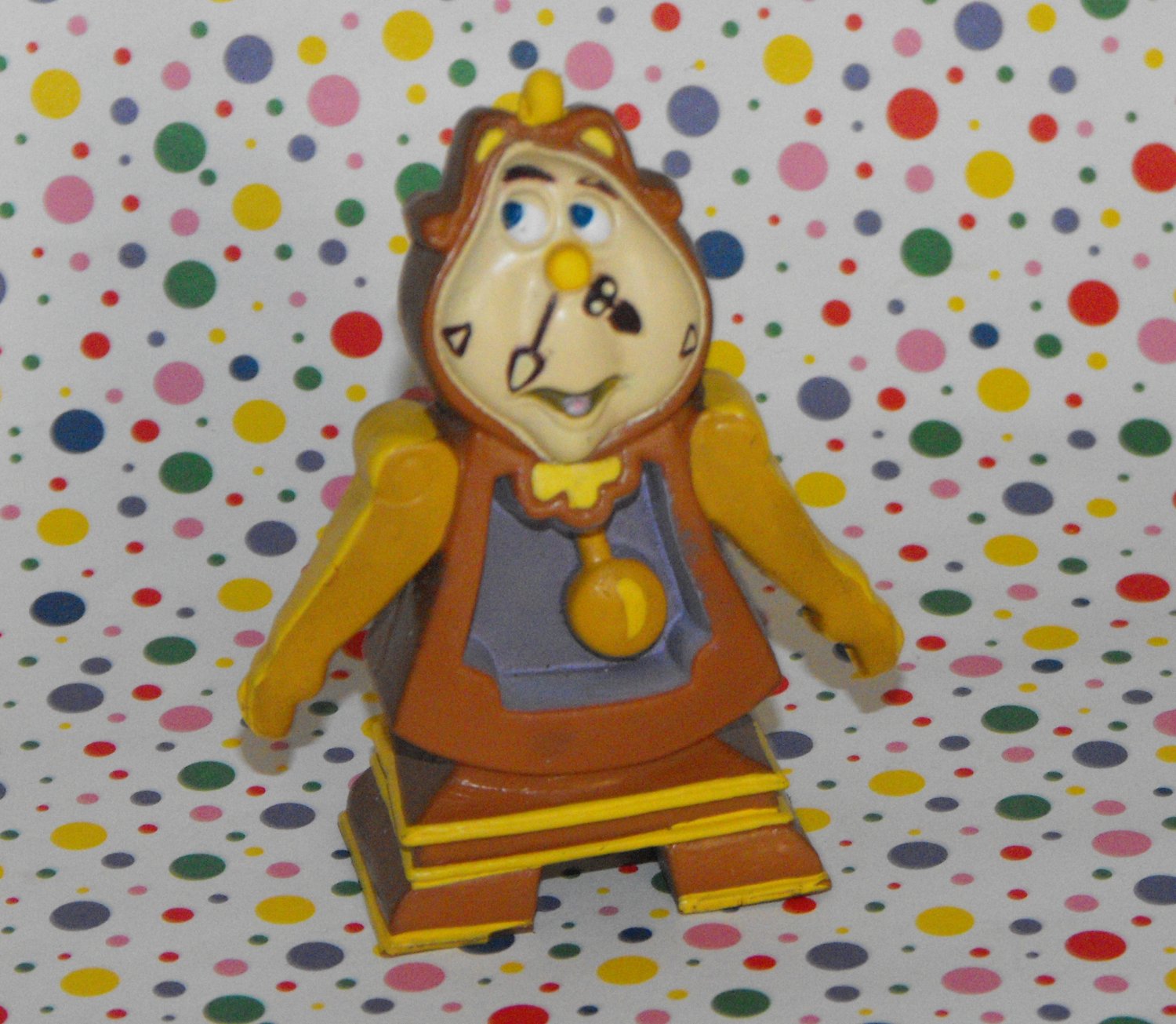 *2/15*SOLD~Disney's Beauty and The Beast Cogsworth Clock Figurine
