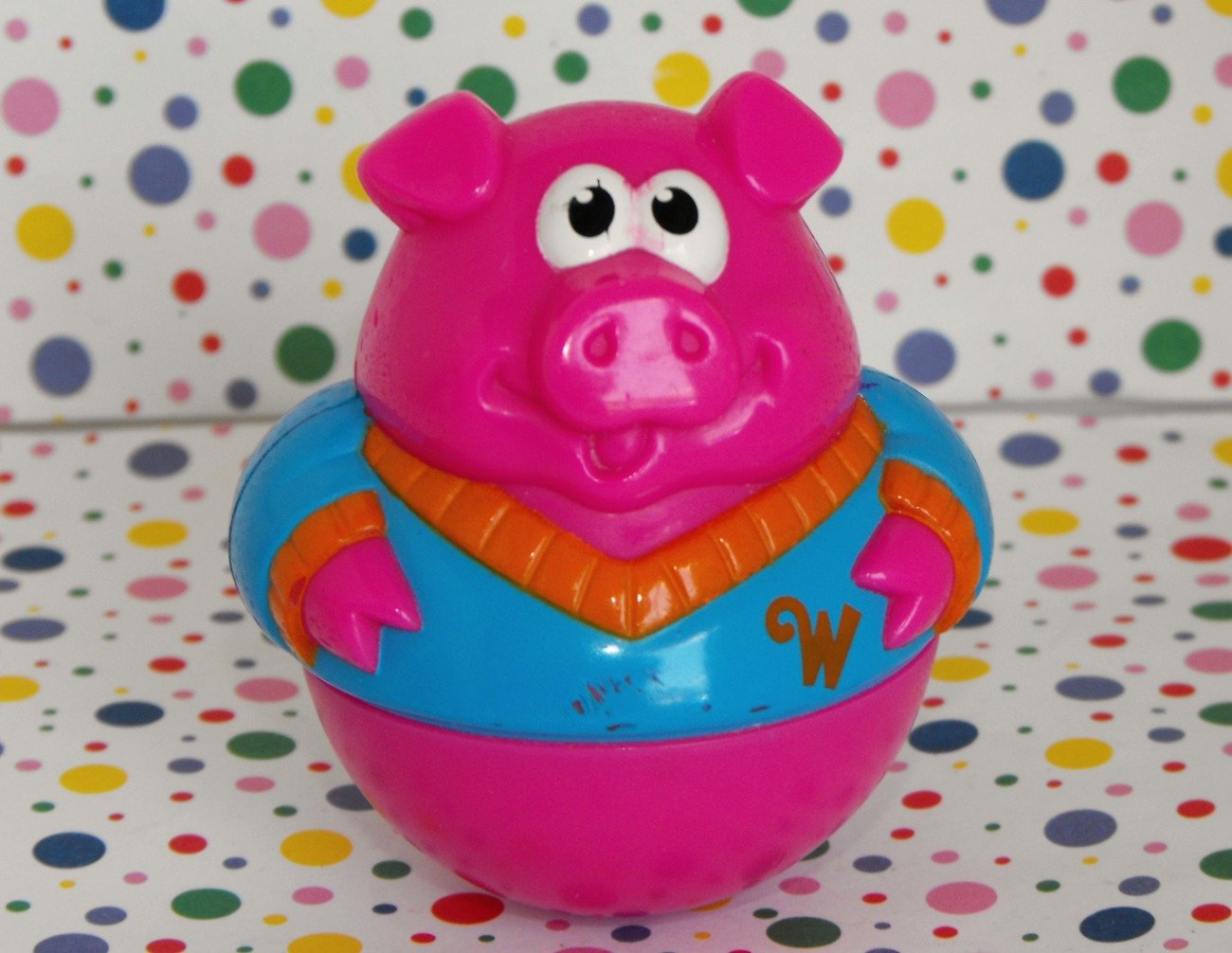 *2/15*SOLD~Playskool Weebles Weebleville Pink Pig