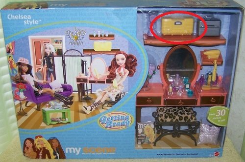 Barbie My Scene Getting Ready Chelsea Style Playset Boombox CD Player Part