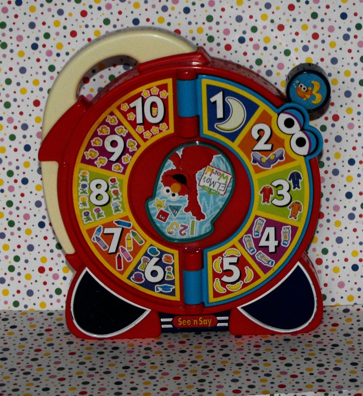 5/13*SOLD~Fisher-Price Sesame Street Elmo See and Say Numbers