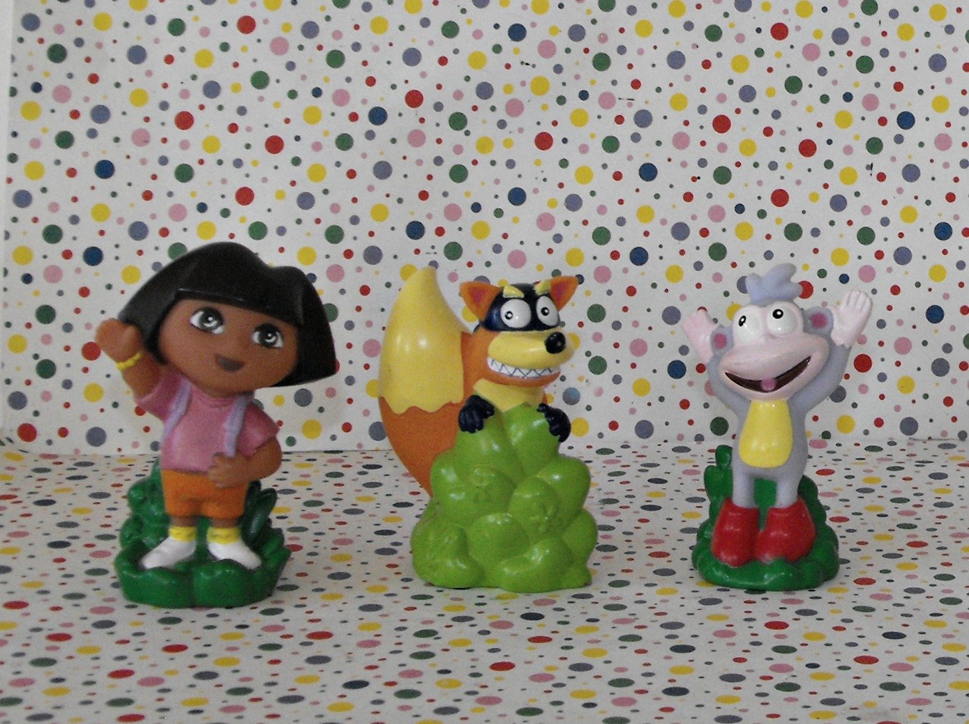 *~8/13*SOLD~Dora the Explorer Swiper Boots Figurines Cake Toppers