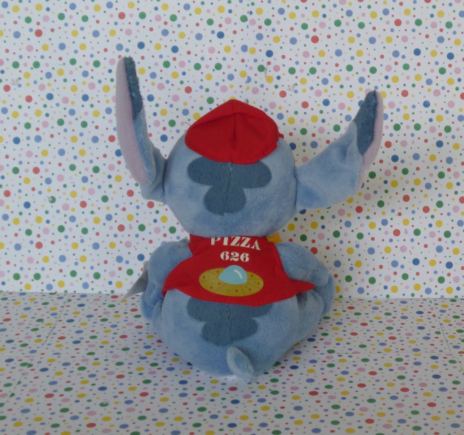 Disney Store Stitch Pizza Delivery Stuffed Animal