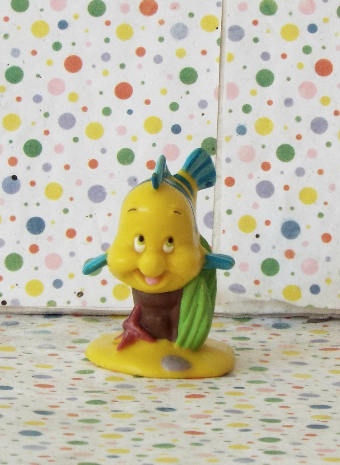 *2/15*SOLD~ Disney Little Mermaid Flounder Figure