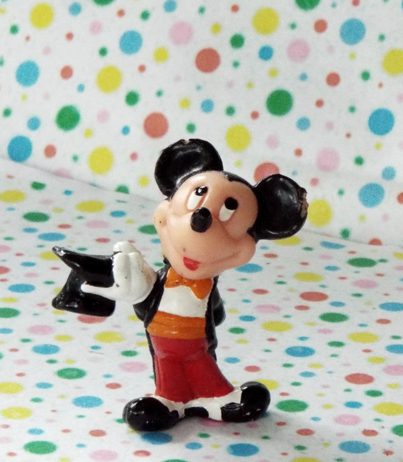 Vintage Disney Mickey Mouse Figure