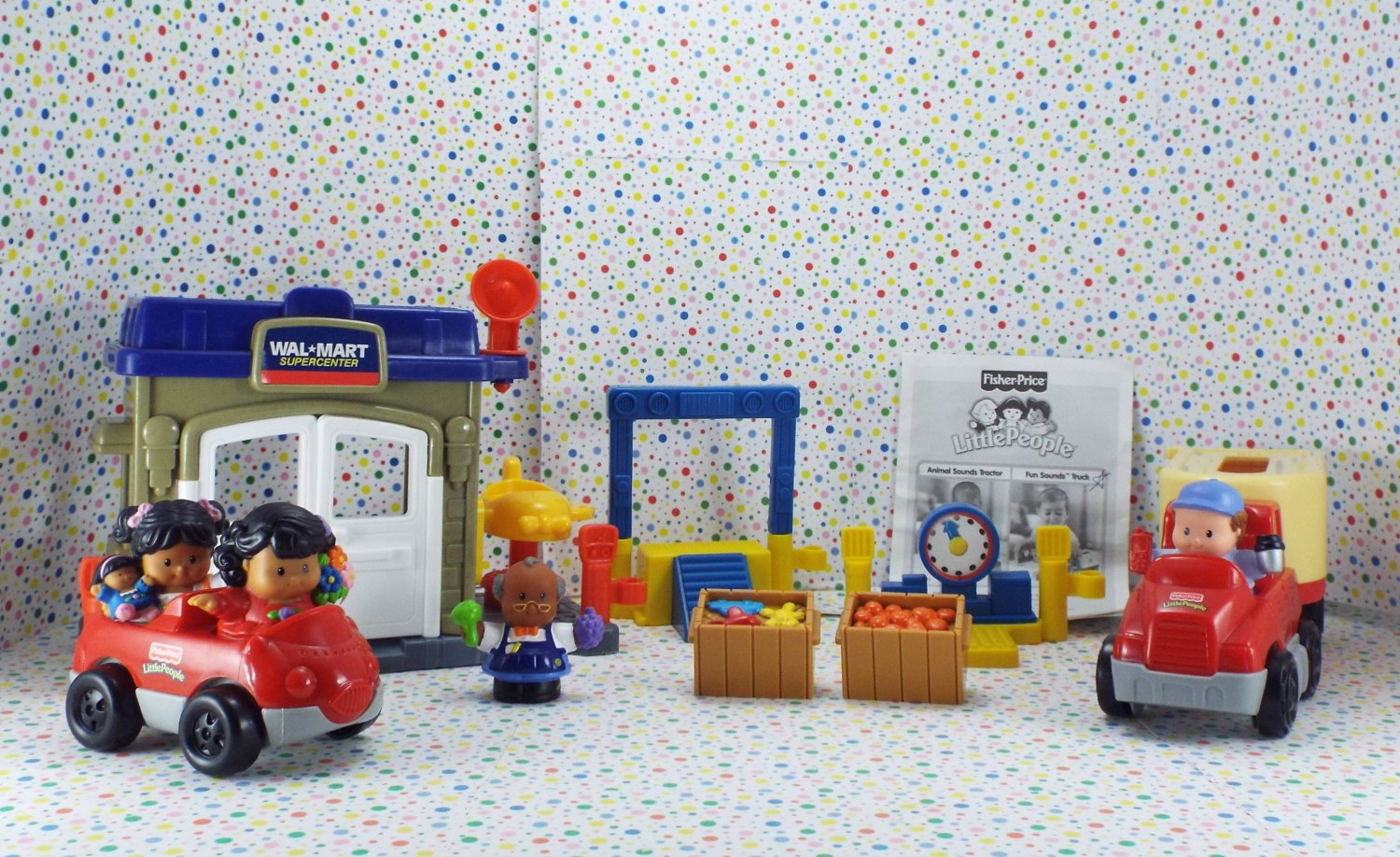 Fisher Price Little People Wal-Mart Fun Sounds Truck Play Set