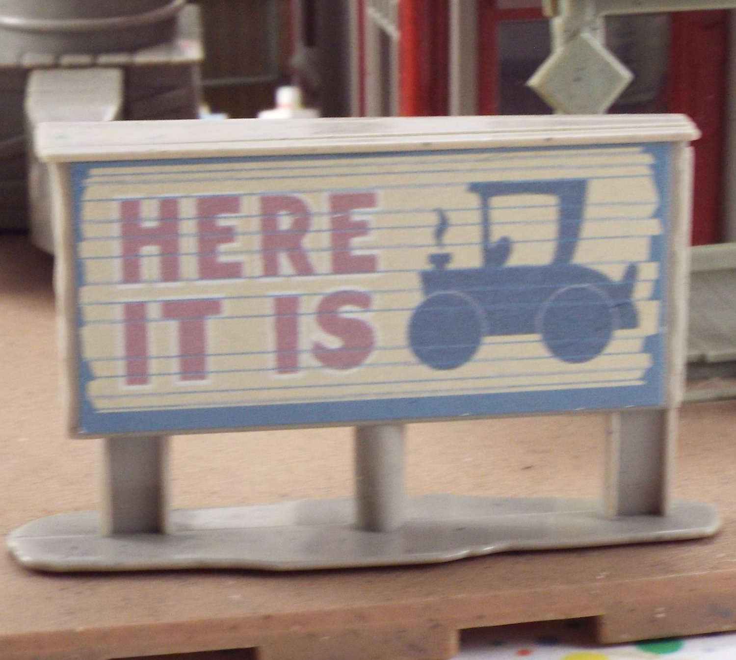 Disney Cars Radiator Springs Curio Shop Here It Is Sign Replacement