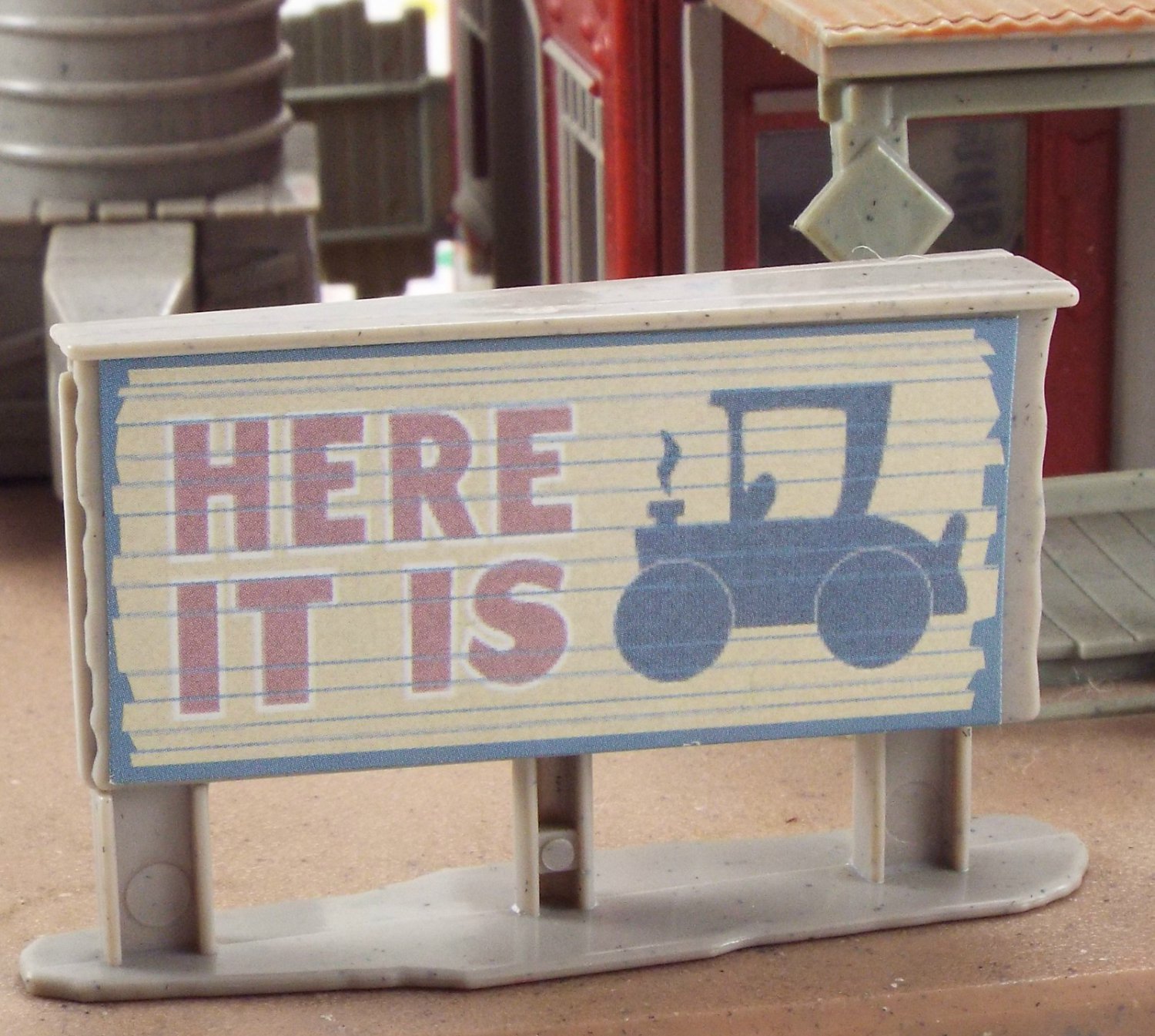 Disney Cars Radiator Springs Curio Shop Here It Is Sign Replacement