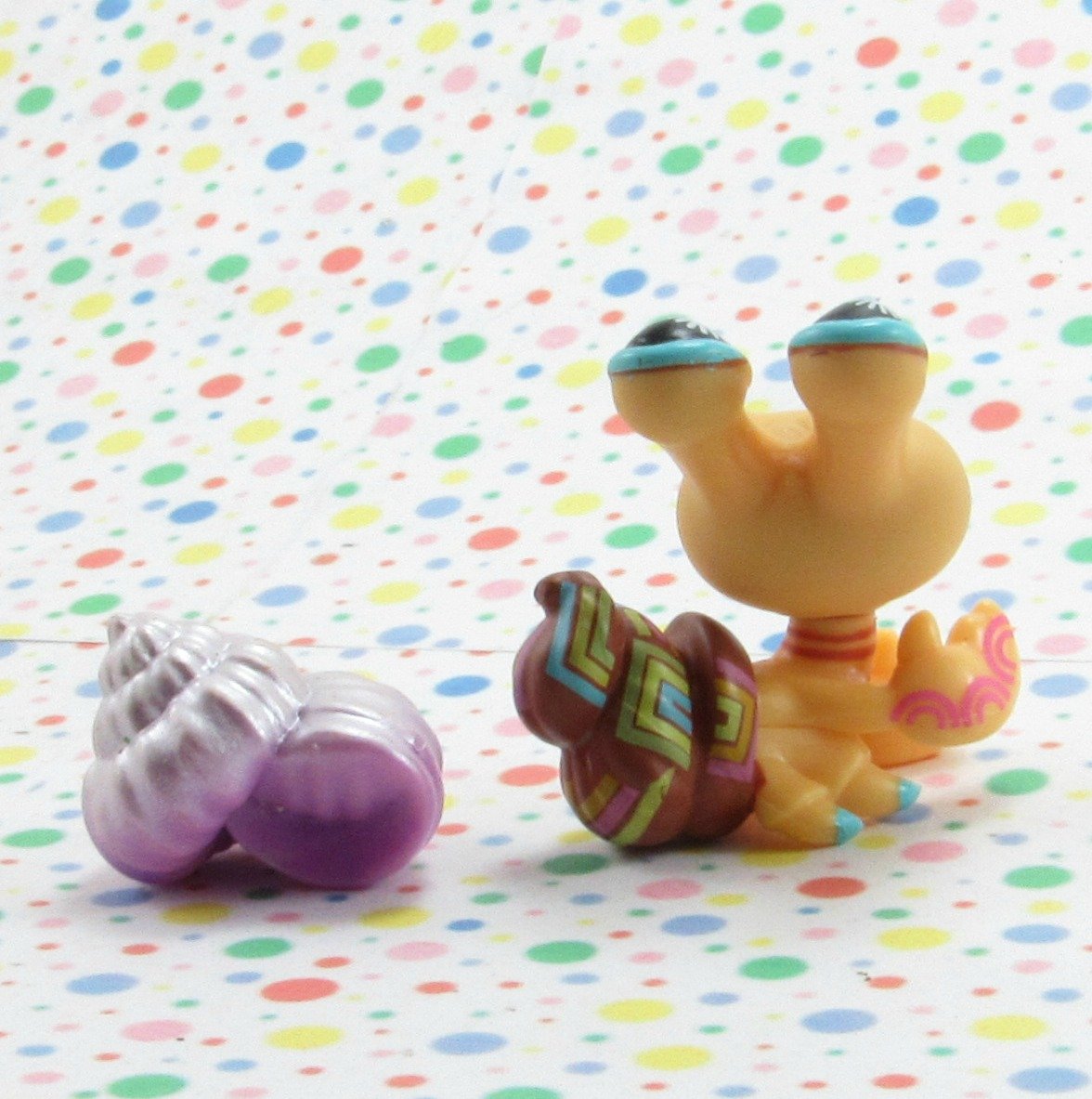 Littlest Pet Shop #1008 Hermit Crab ~ LPS Postcard Pets Series 2