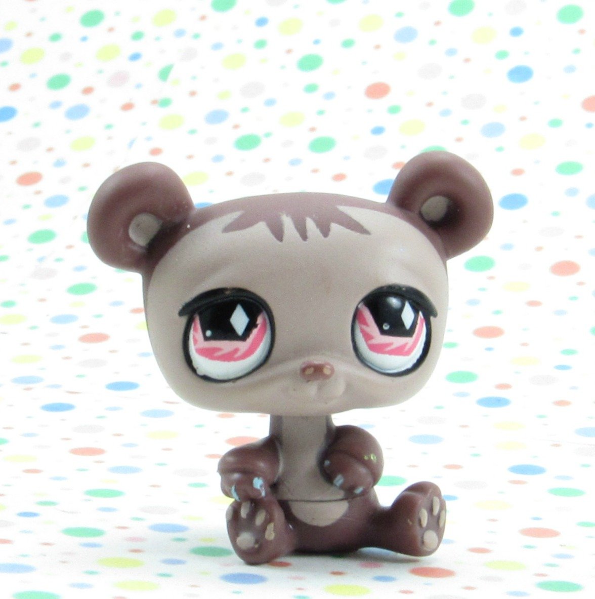 Littlest Pet Shop #594 Brown Panda ~ LPS Fanciest