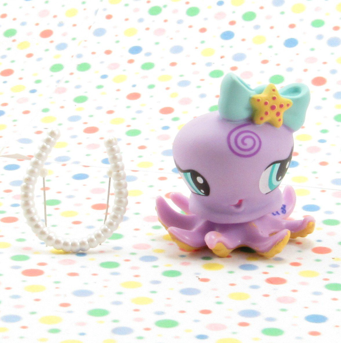 6 /21*SOLD~ Littlest Pet Shop #1309 Purple Octopus ~ LPS